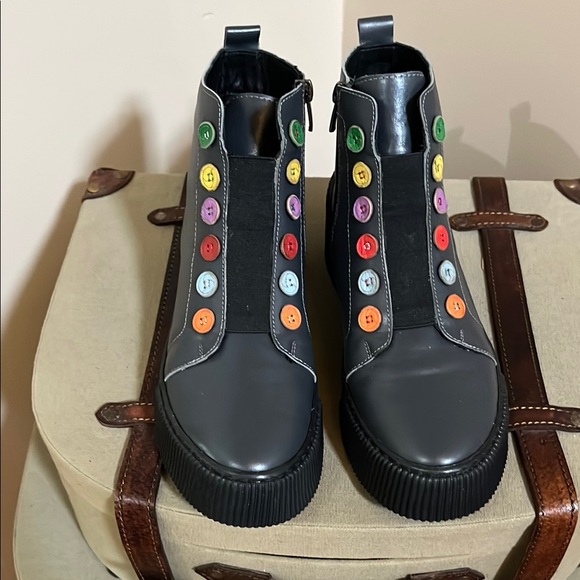 GELATO | Shoes | Gelato Tina Walking Black Ankle Boots New Never Worn ...